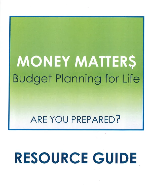 Money Matters Resource Book | UAW Local 14